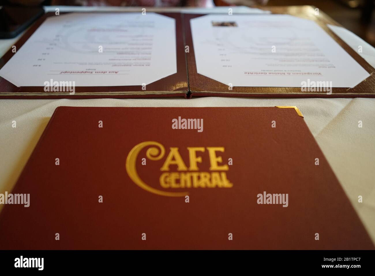 Famous cafe central hi-res stock photography and images - Alamy