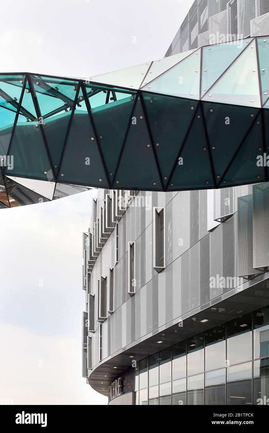 Detail of bridge connecting to Lilywhite House. The New Tottenham ...