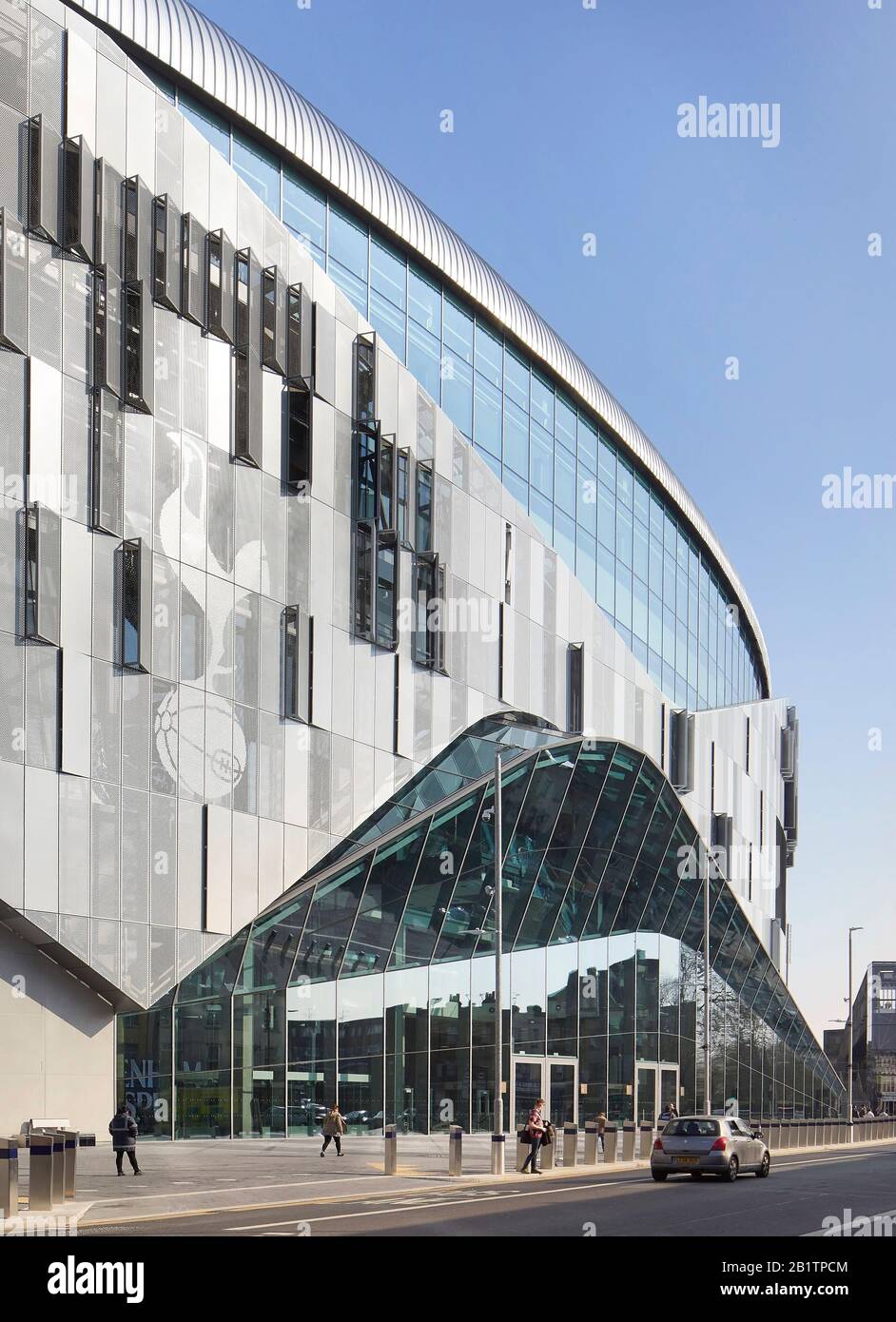 View along West entrance. The New Tottenham Hotspur Stadium, London ...