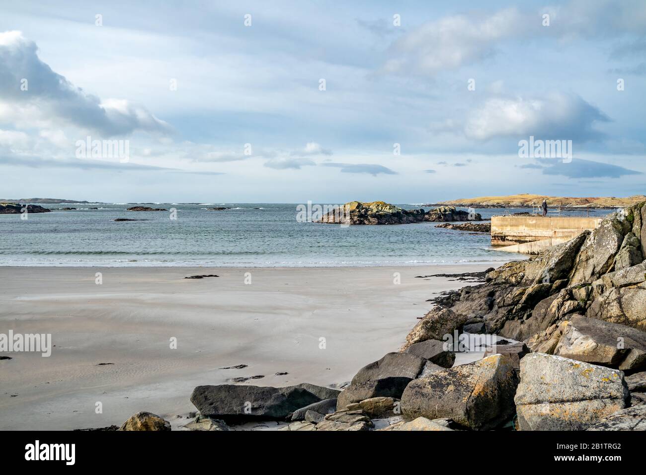 The coastline at Rossbeg beach in County Donegal - Ireland Stock Photo ...