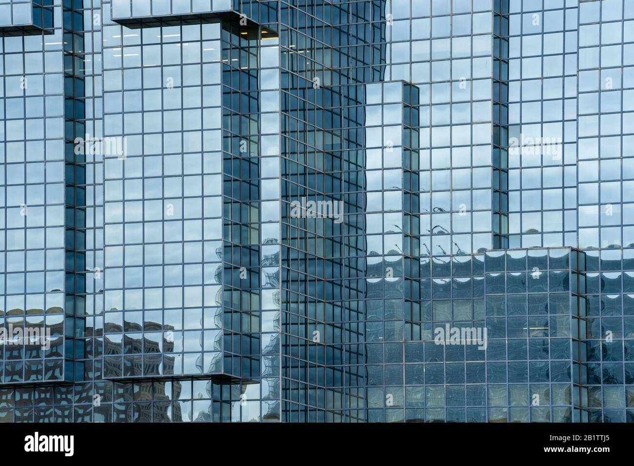 A fragment of the steel and glass modern building structure Stock Photo ...