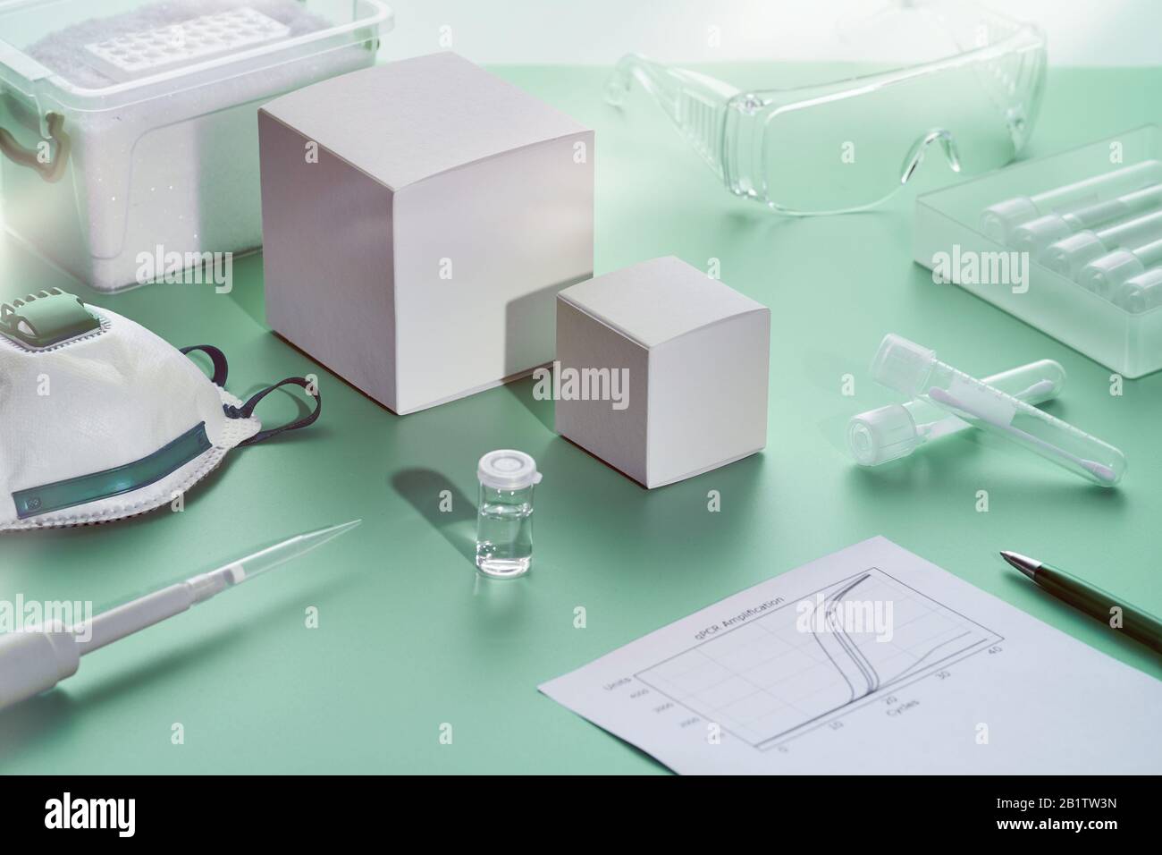 SARS-COV-2 pcr diagnostics kit. This is RT-qPCR kit using real time ...