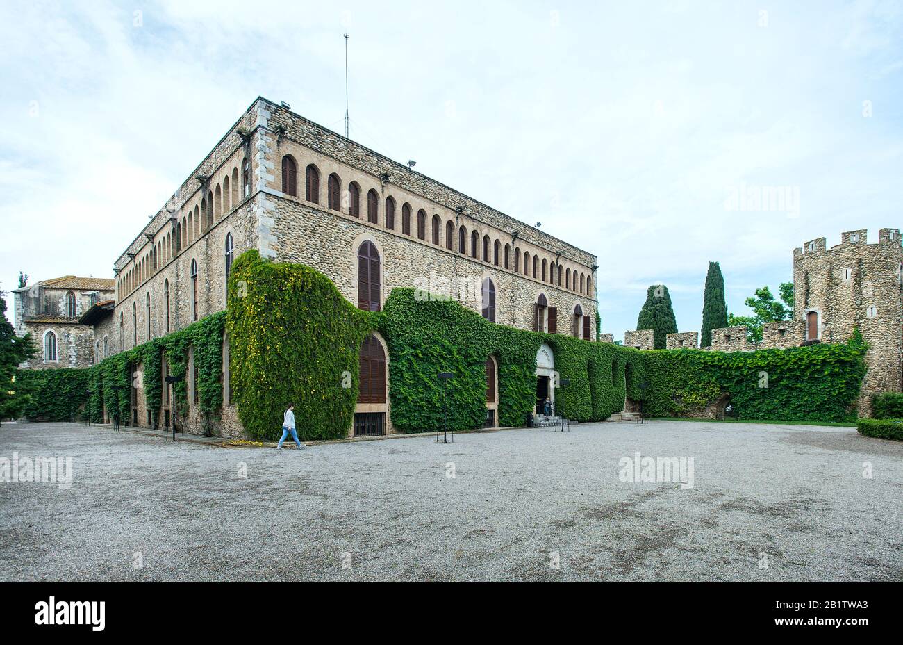 Exterior Museu del Castell de Peralada, Girona, Spain Stock Photo - Alamy