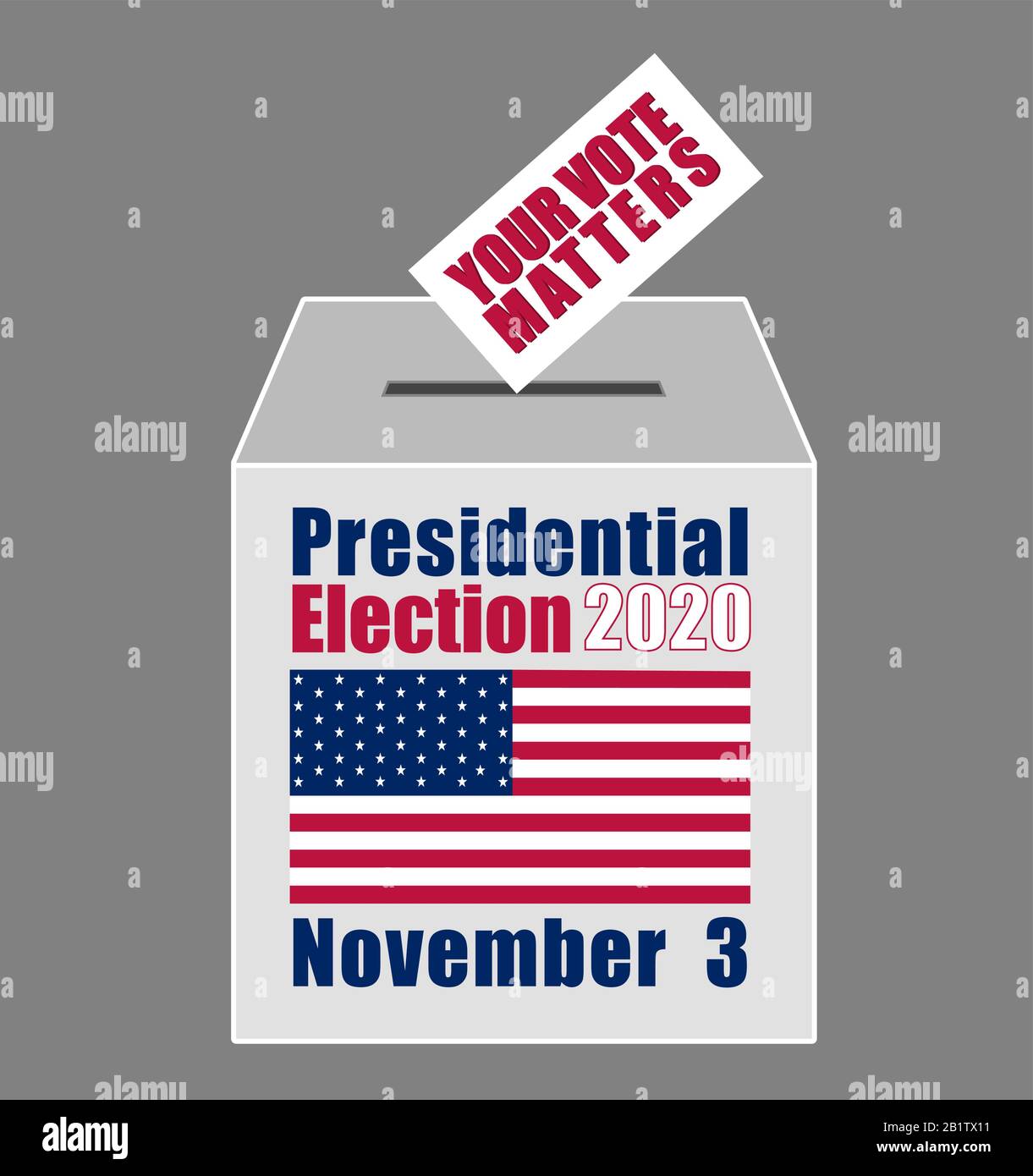 Vector illustration on the 2020 presidential election in the United ...