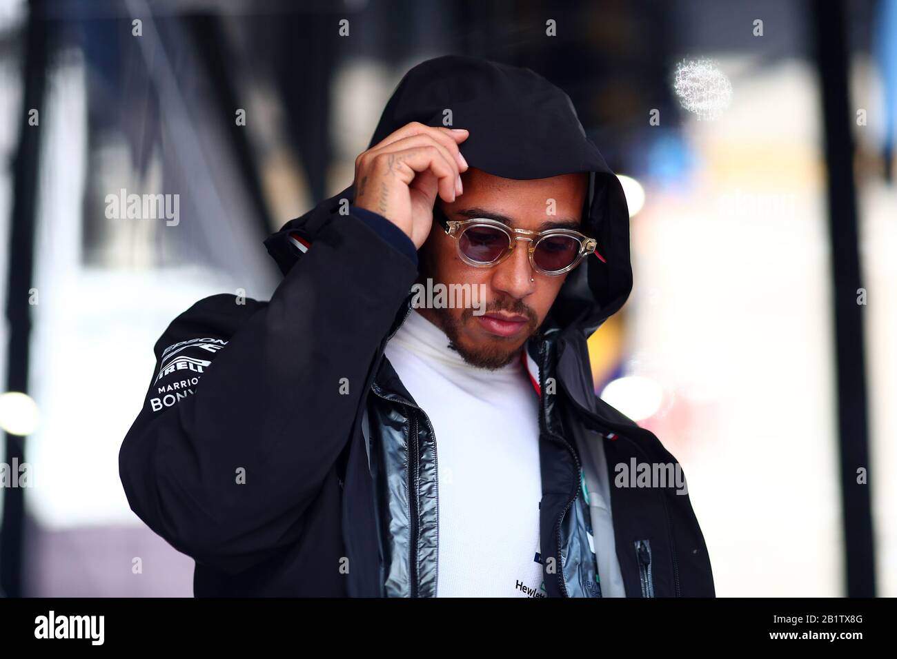Barcelona, Spain. , . Formula 1 Pre-Season test. Lewis Hamilton of ...
