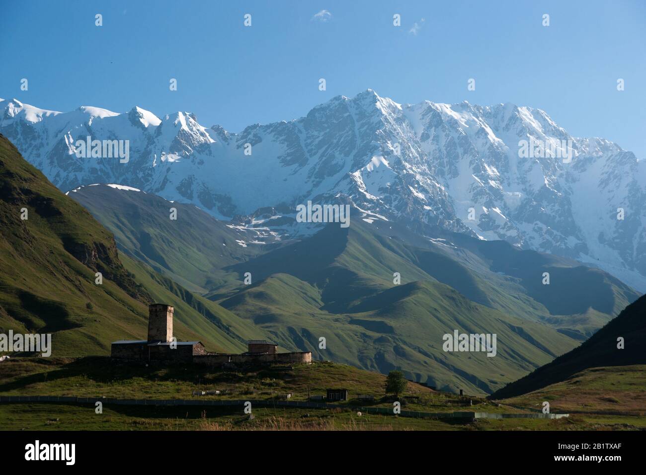Adventure travel in Georgia mountain hiking vacation Stock Photo - Alamy