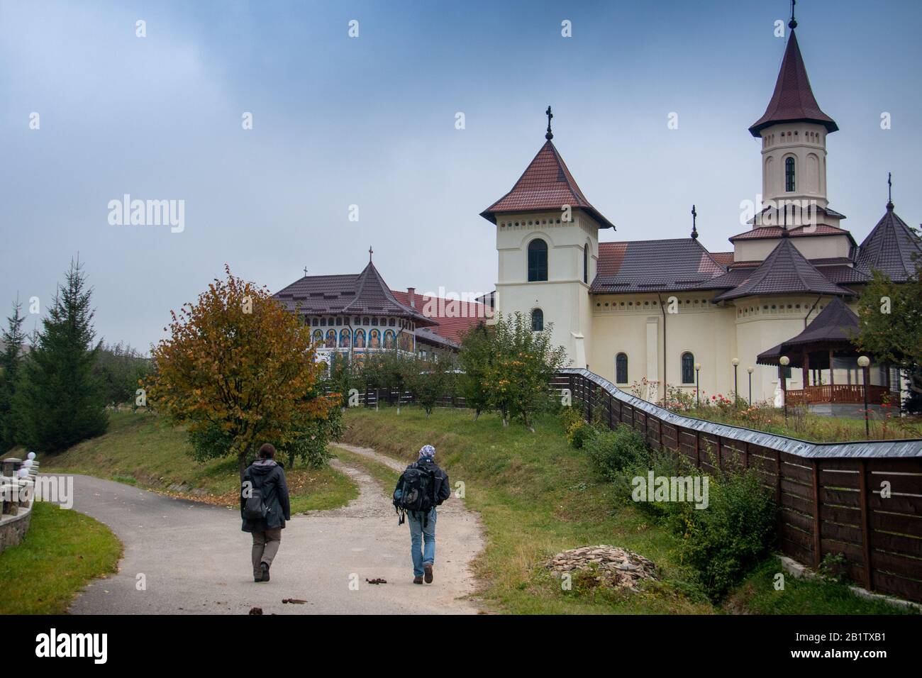 Orthodox monasteries of Bucovina. Voronet monastery is a well-known ...