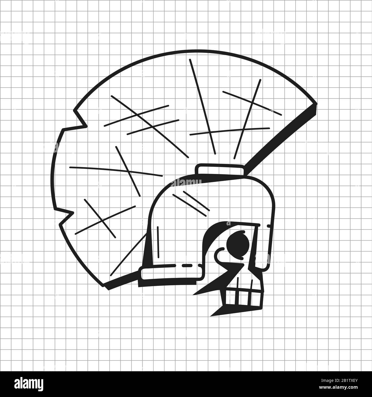 Roman helmet skull Stock Vector Images - Alamy