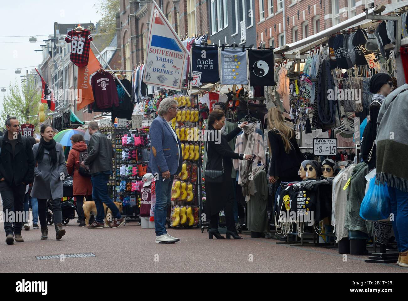 Albert Cuyp Markt, Albert Cuypstraat, Amsterdam, Niederlande Stock ...