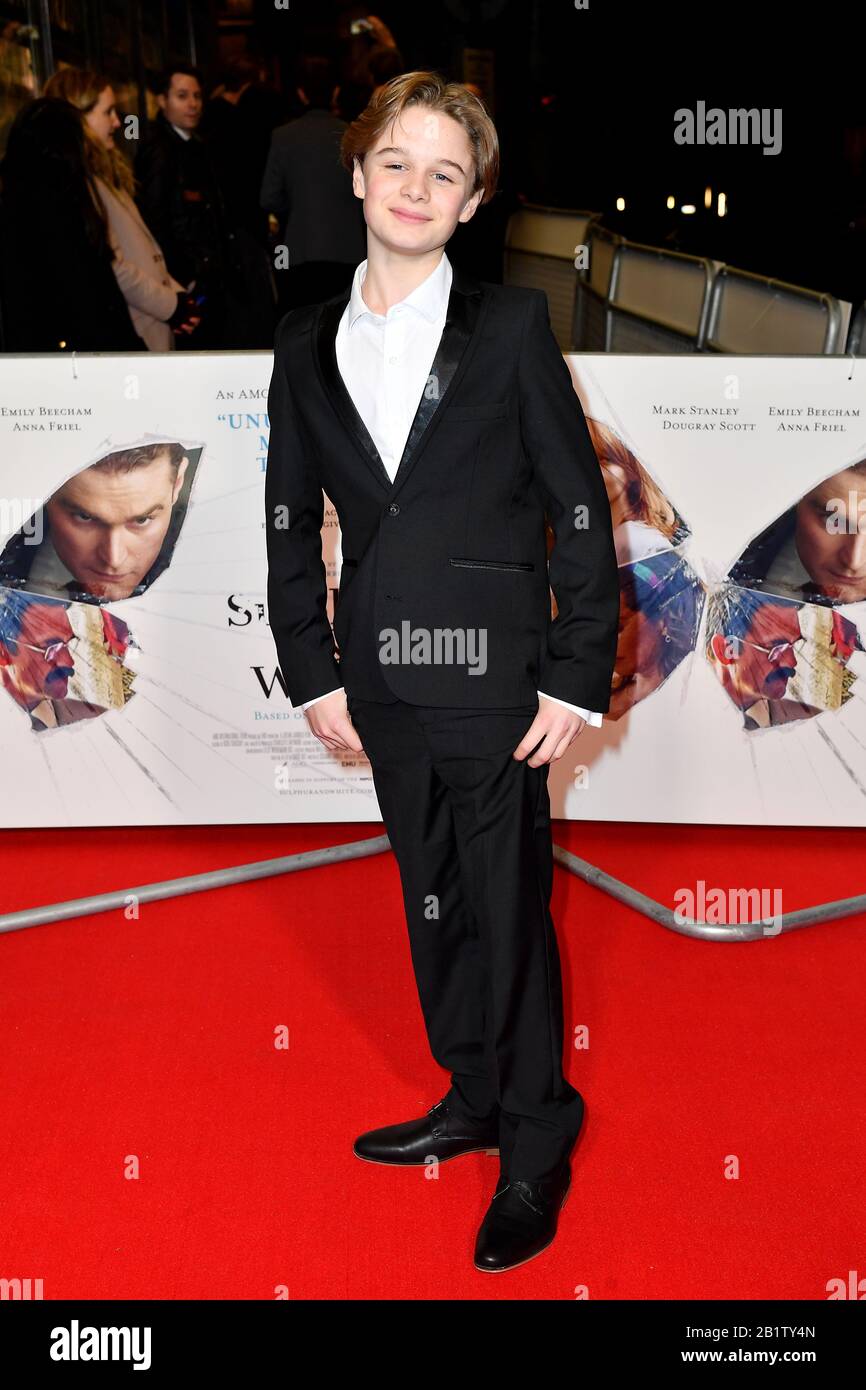 Hugo Stone attending the Sulphur and White World Premiere held at the ...