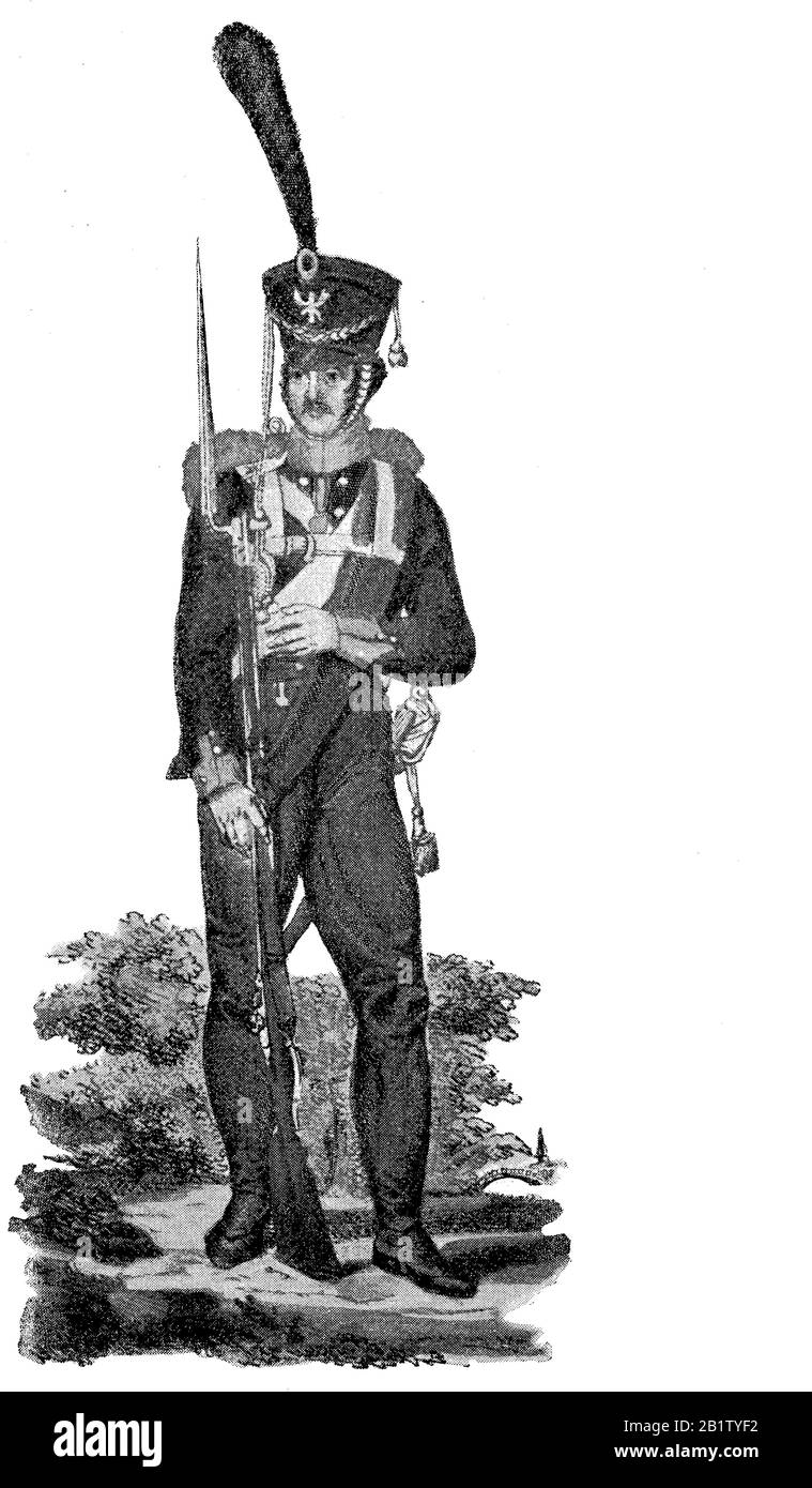 Prussian Grenadier from the Regiment Kaiser Alexander, 1810 ...