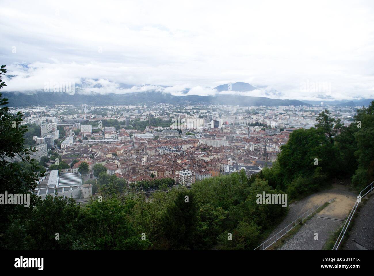 City in the alps hi-res stock photography and images - Alamy
