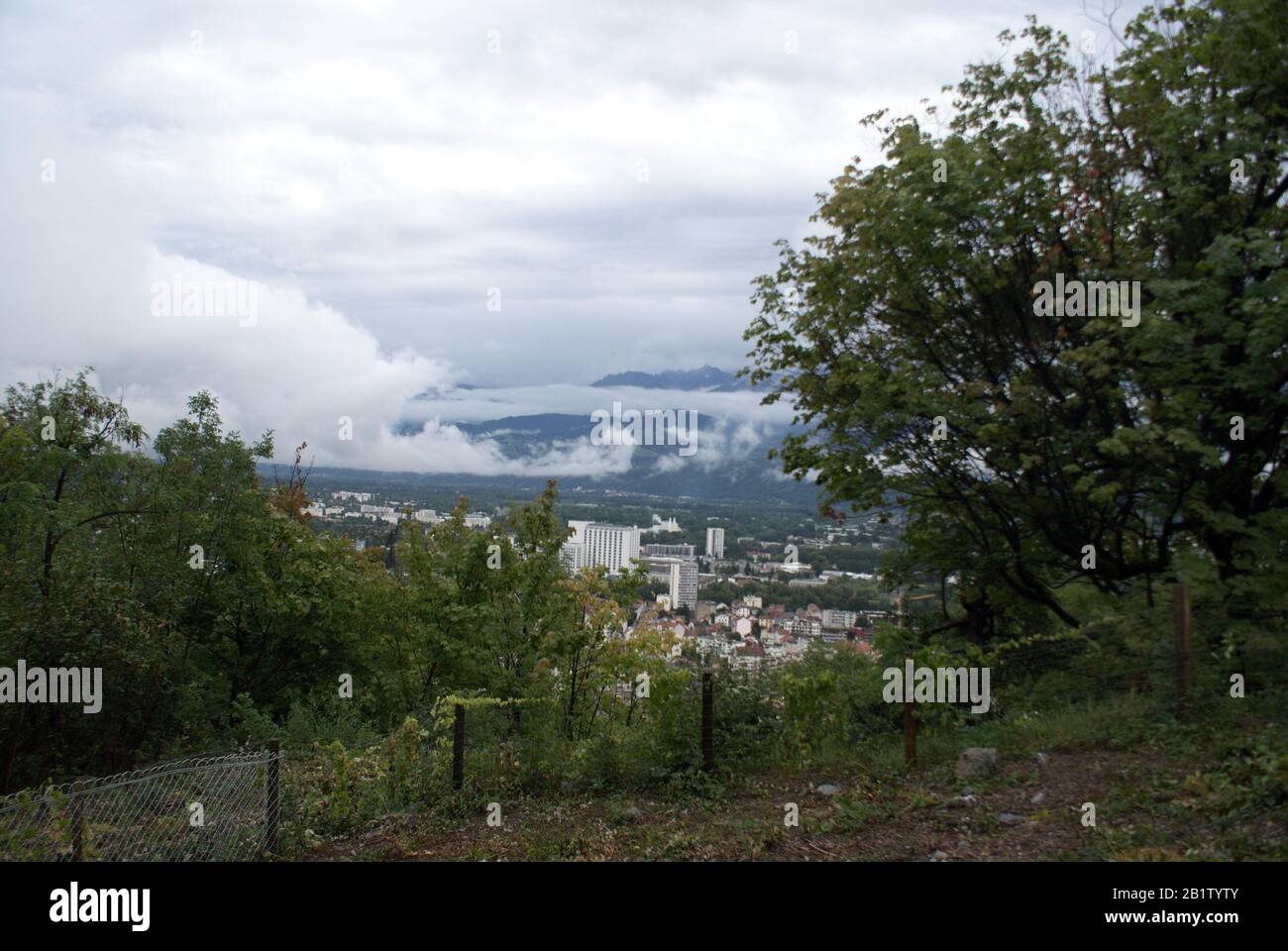 City in the alps hi-res stock photography and images - Alamy