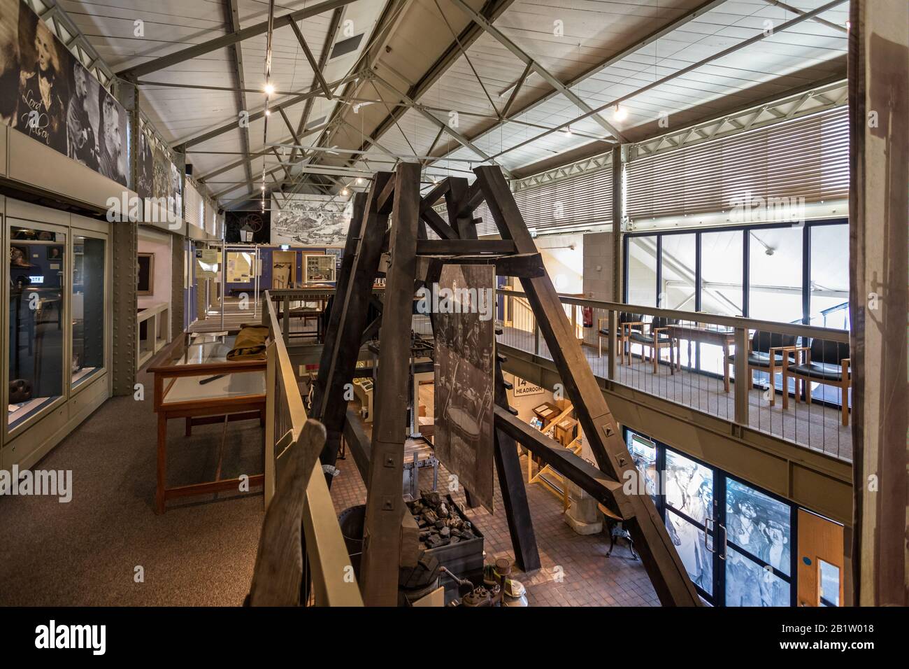 Interior of The Radstock Museum, North Somerset Coalfield Heritage ...