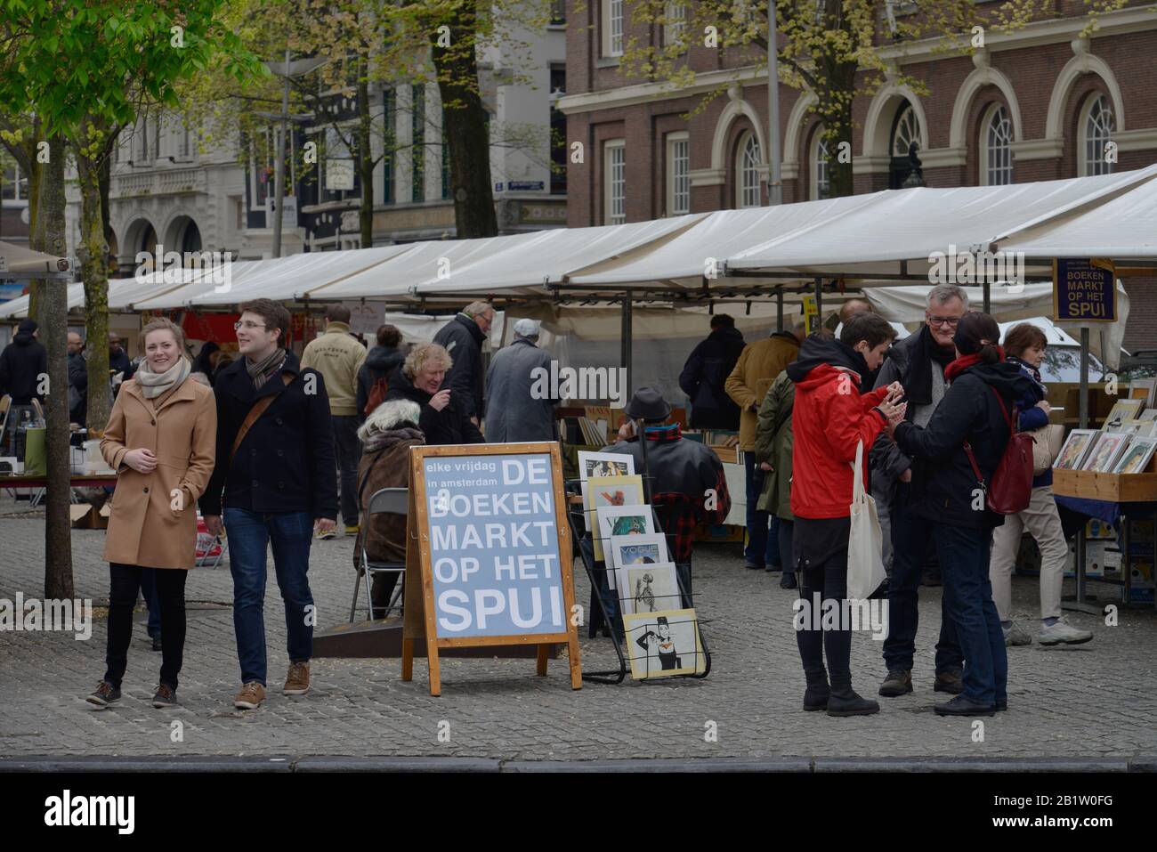 Spui amsterdam hi-res stock photography and images - Alamy