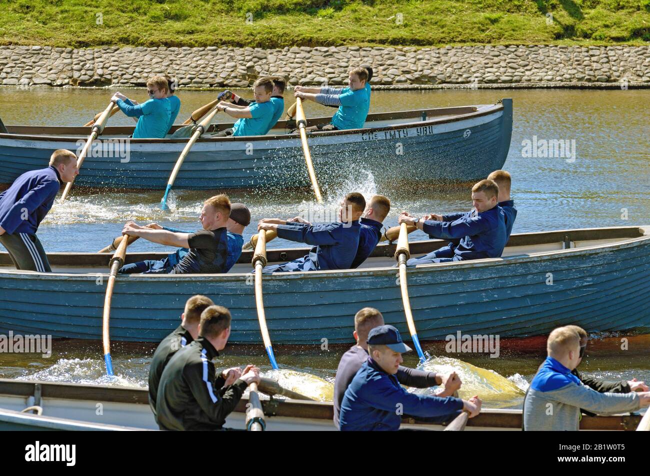 Row sport athlete oar oars hi-res stock photography and images - Alamy