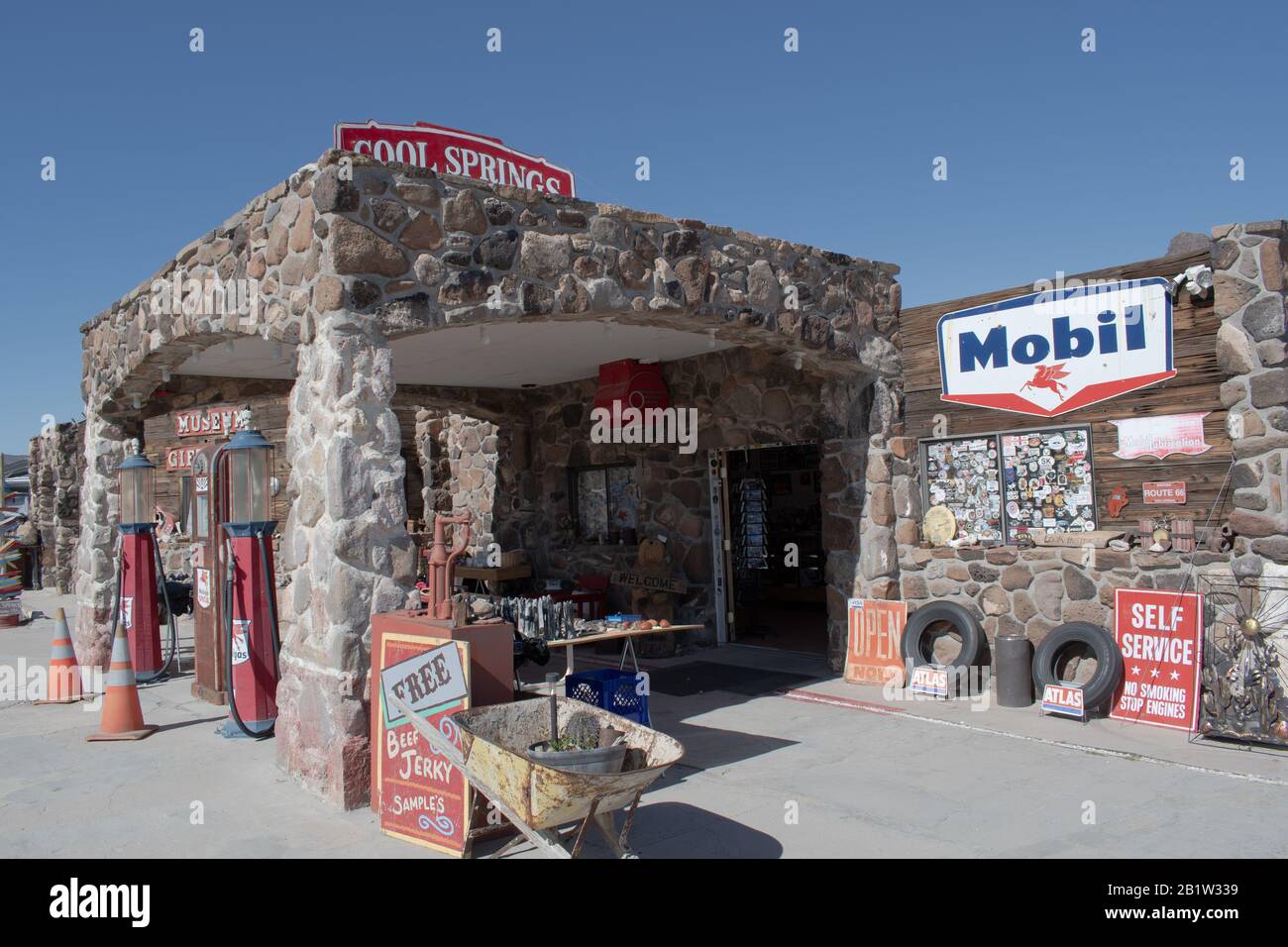 On historic Route 66, Cool Springs, Arizona, was a water stop for ...
