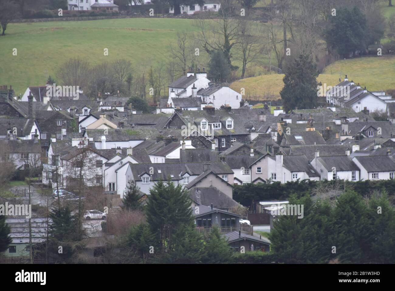 Hawkshead village hi-res stock photography and images - Alamy