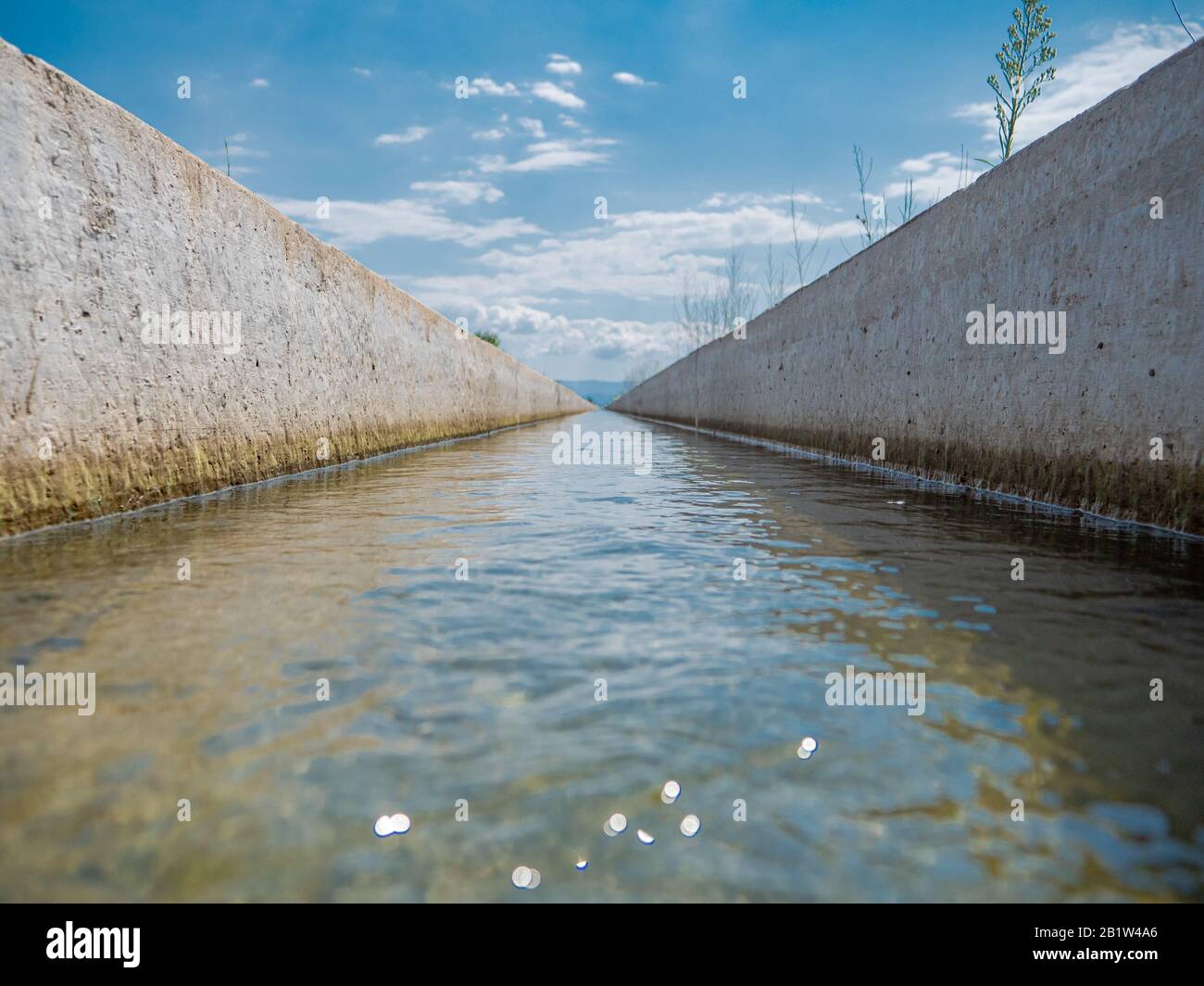 canal network full of water Stock Photo - Alamy
