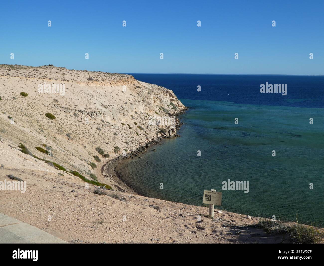 Eagle Bluff Denham Shark bay, Western Australia Stock Photo - Alamy