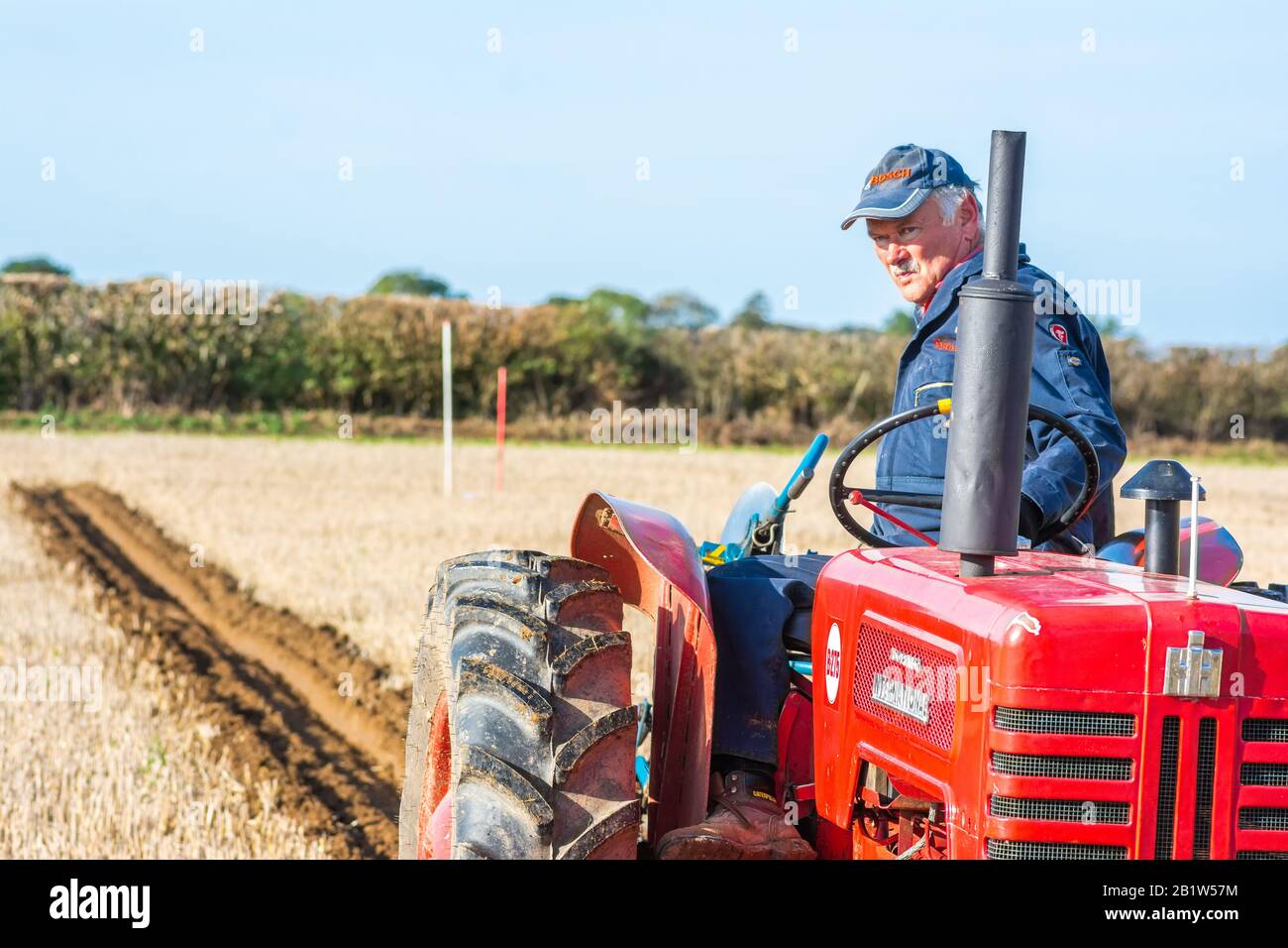 Single furrow hi-res stock photography and images - Alamy