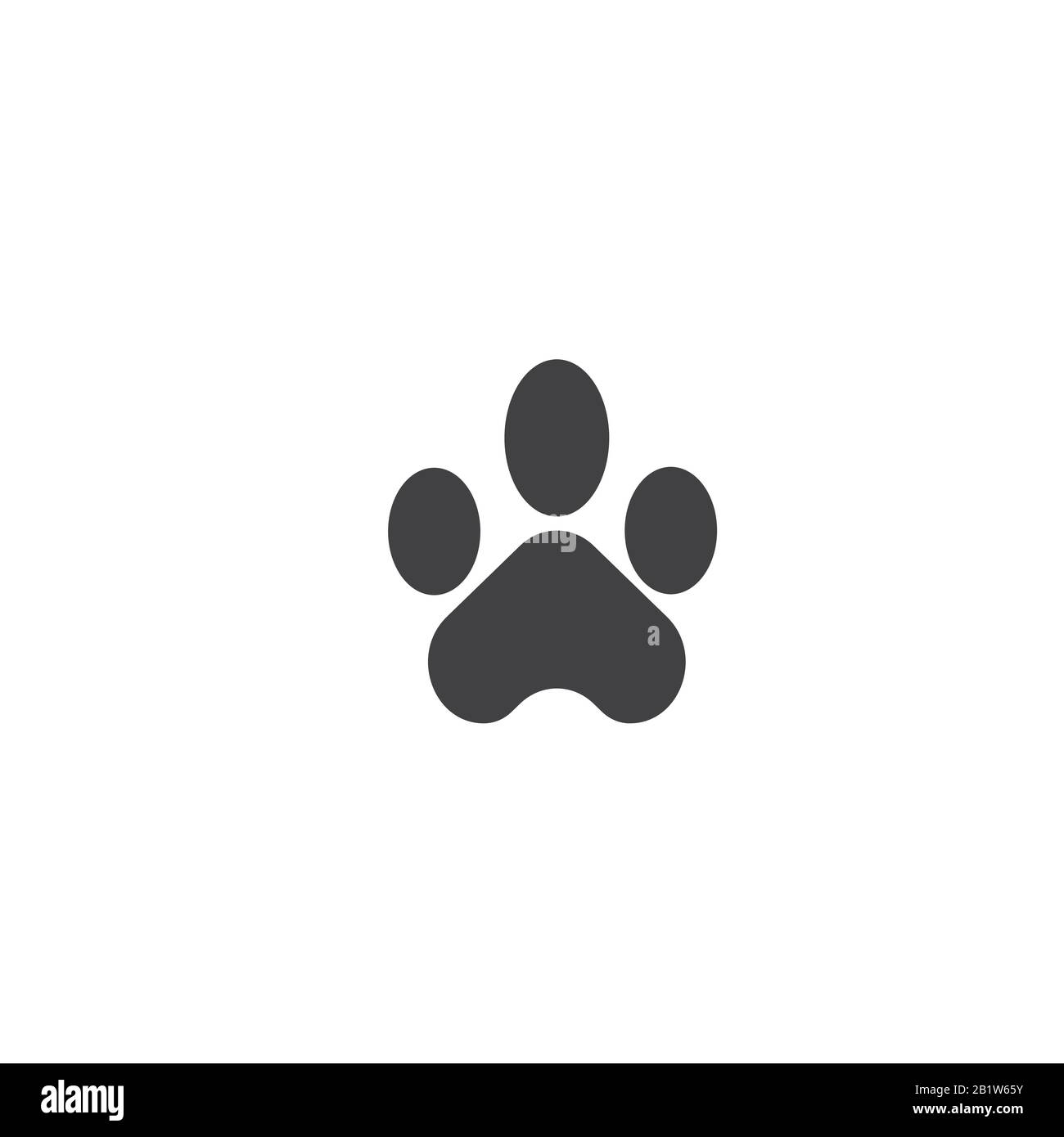 Paw impression Stock Vector Images - Alamy
