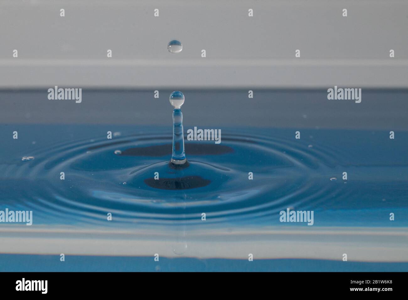 Water Drop From Above High Resolution Stock Photography and Images - Alamy