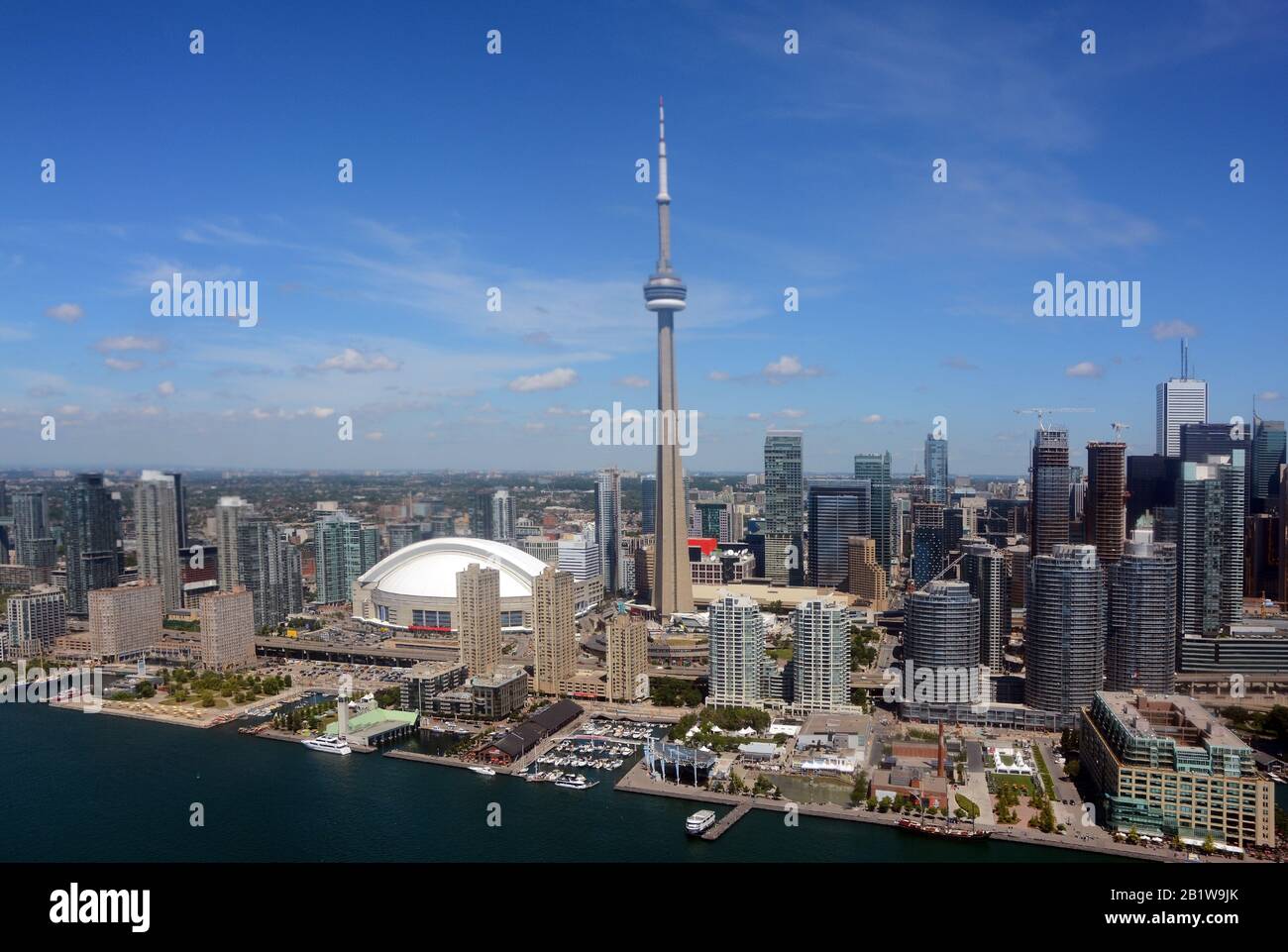 Aerial view of downtown toronto hi-res stock photography and images - Alamy