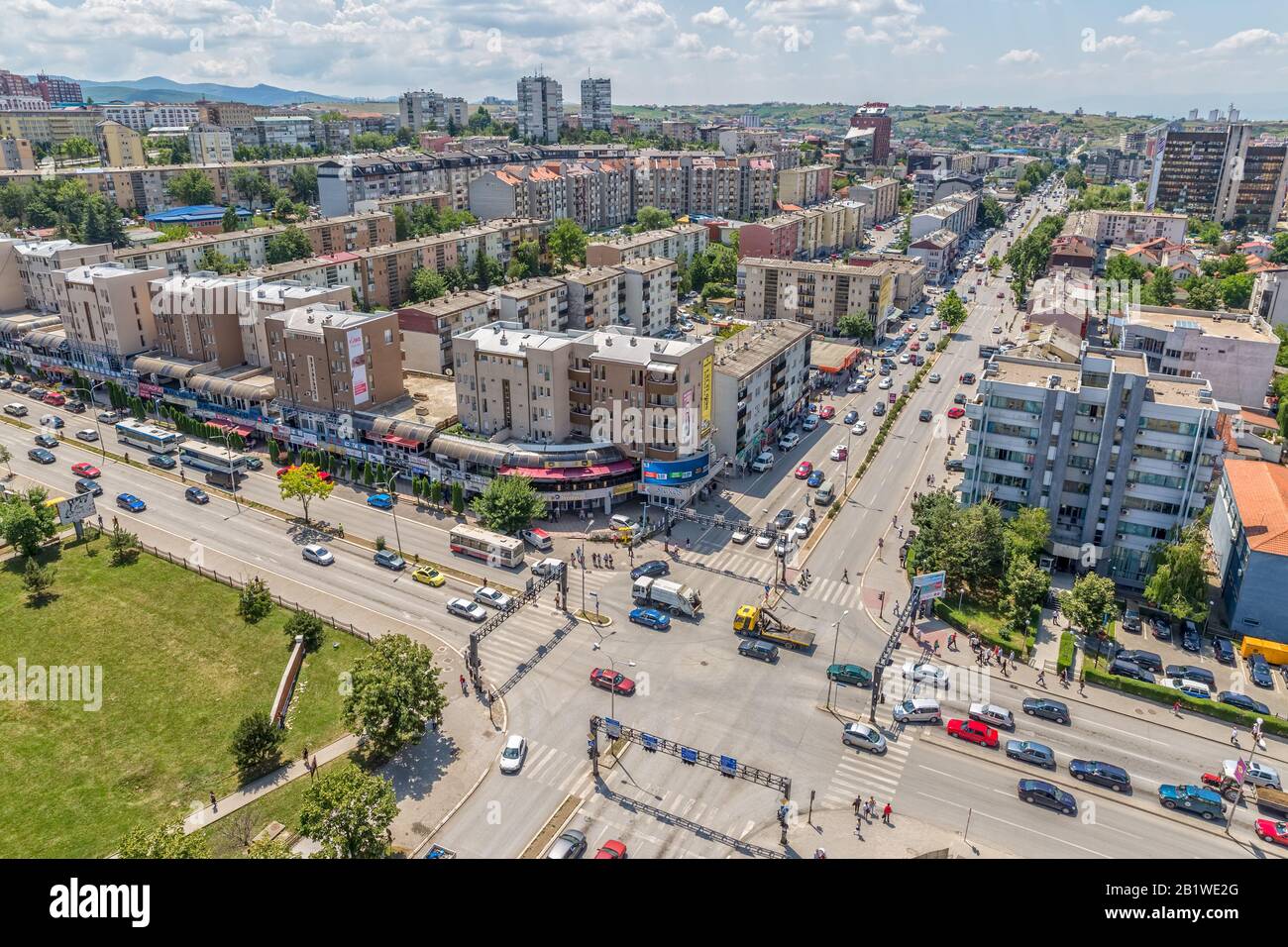 Aerial view of pristina hi-res stock photography and images - Alamy