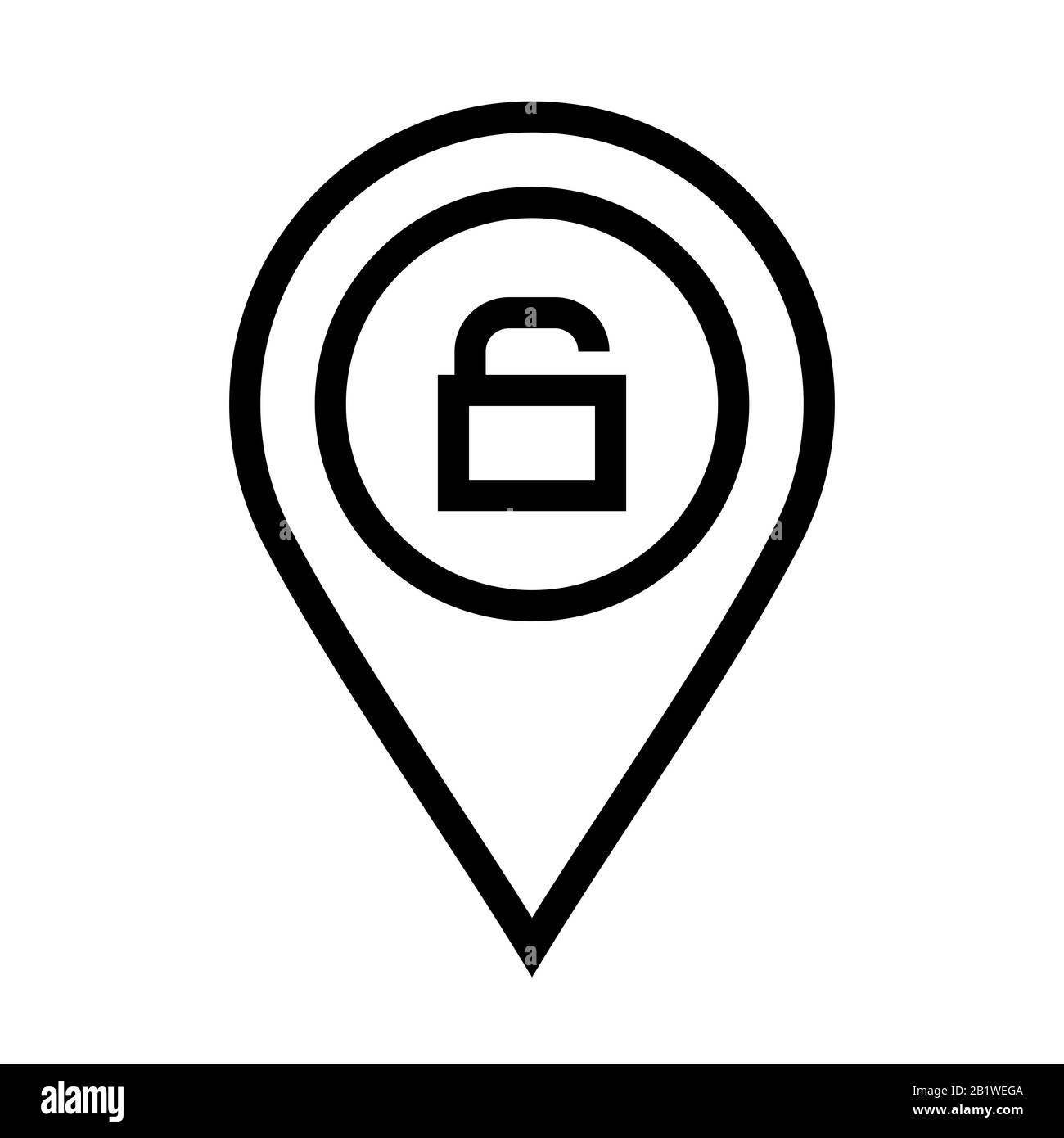 Location Icon White