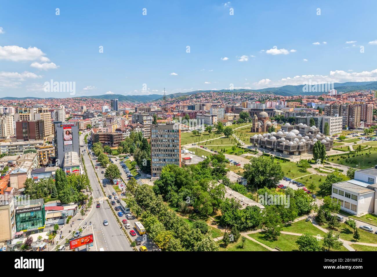 Aerial view of pristina hi-res stock photography and images - Alamy