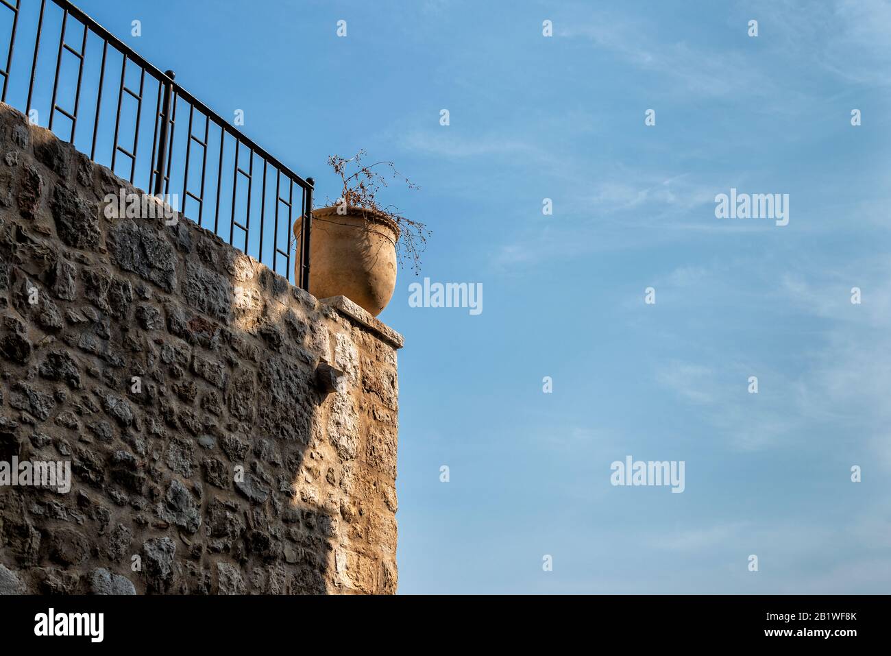 Brick wall railing hi-res stock photography and images - Alamy
