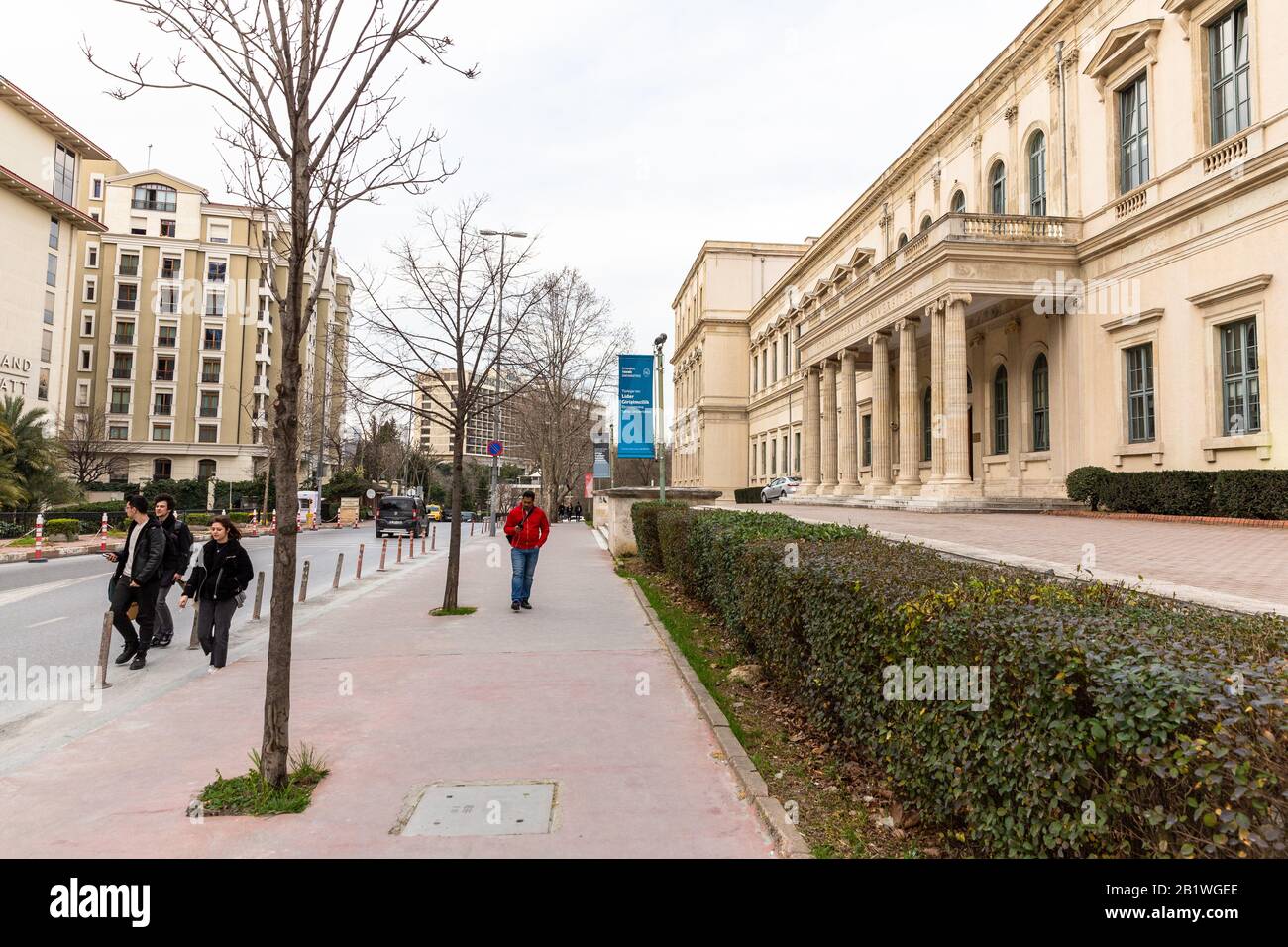Exterior street view of ITU School of Architecture which is the first ...