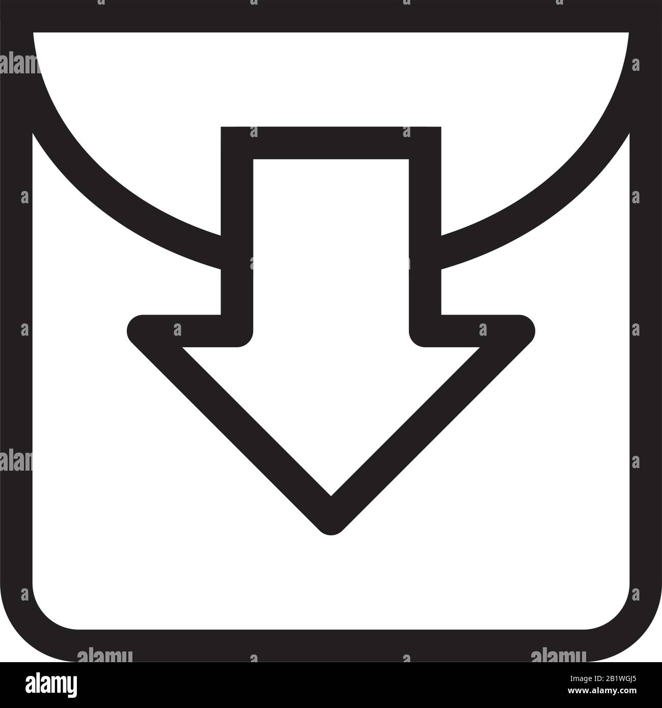 Download file icon template black color editable. Download file icon ...