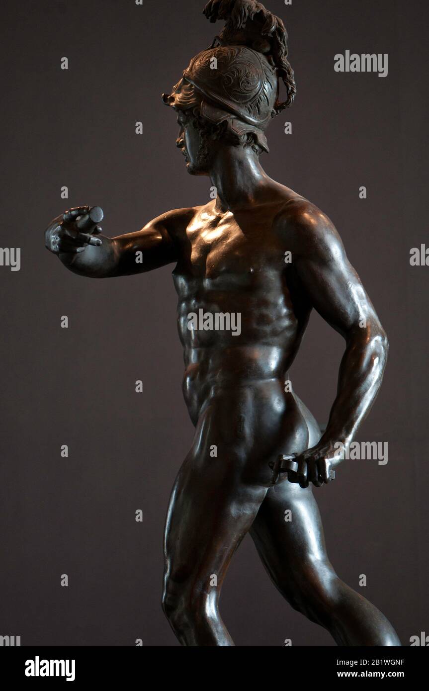 The statue of Mercury at Gallerie degli Uffizi, Florence (Italy Stock ...
