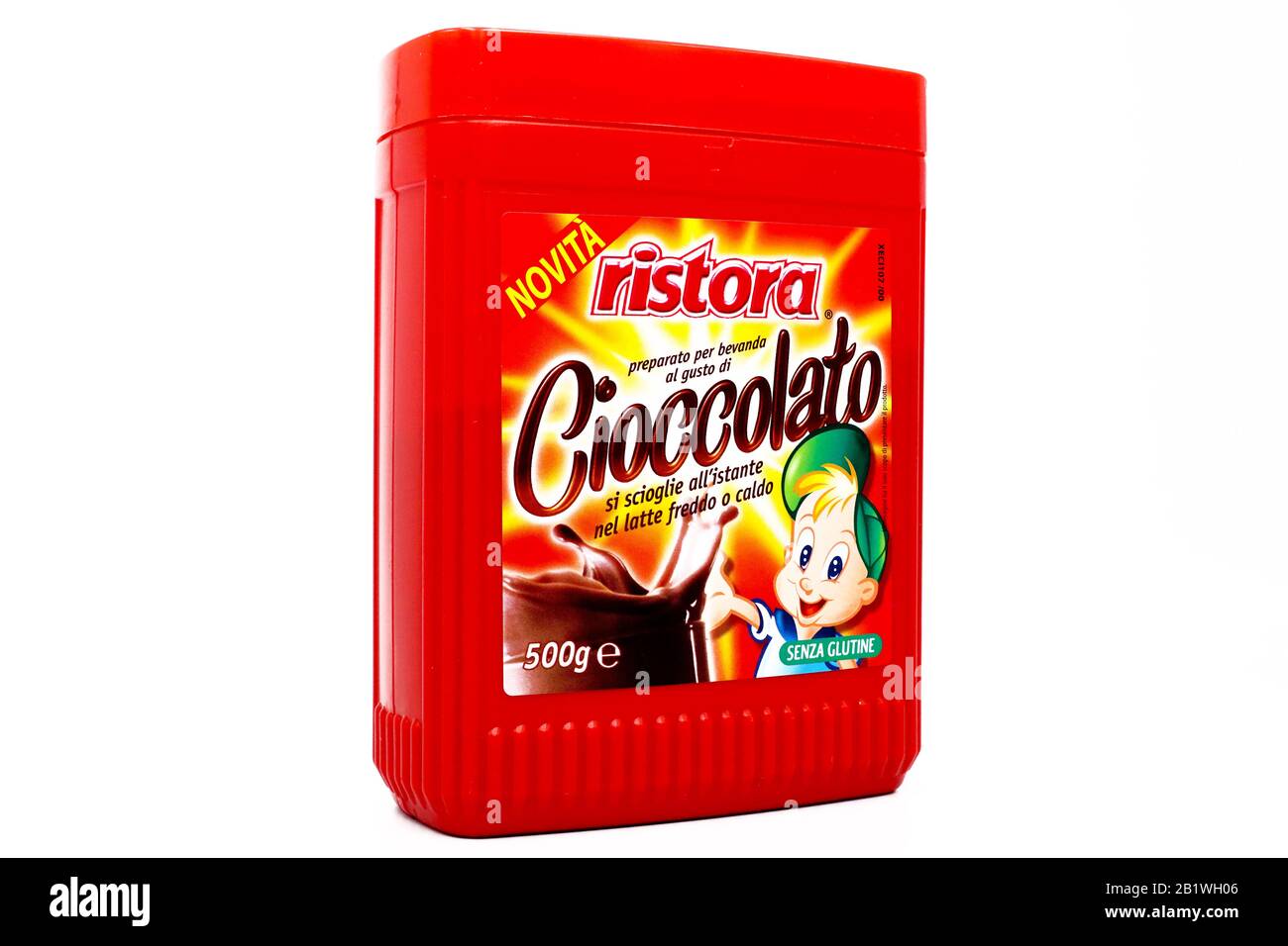 RISTORA Instant Chocolate Cocoa Drink Powder Stock Photo - Alamy