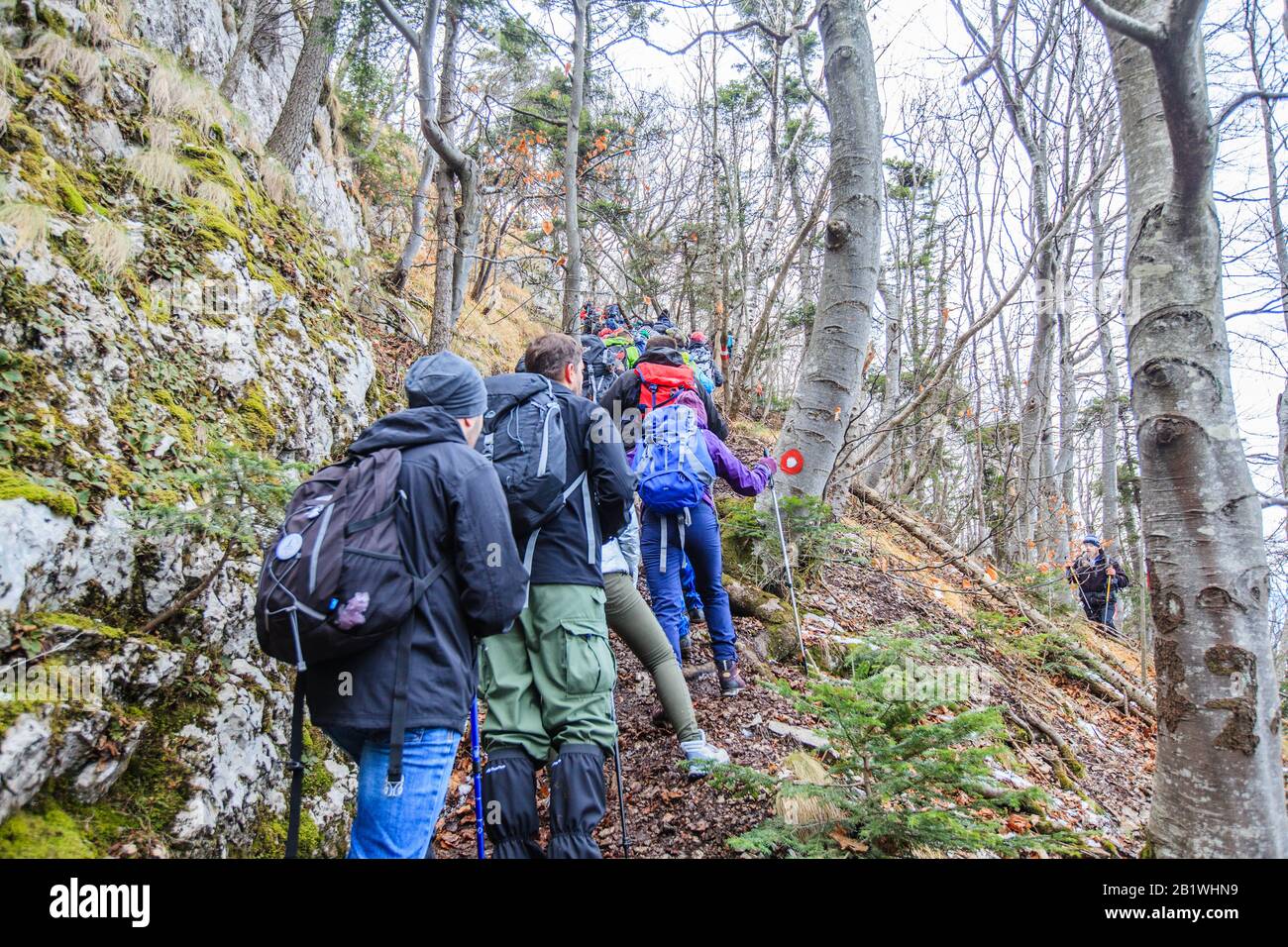 Group mountaineers hi-res stock photography and images - Alamy