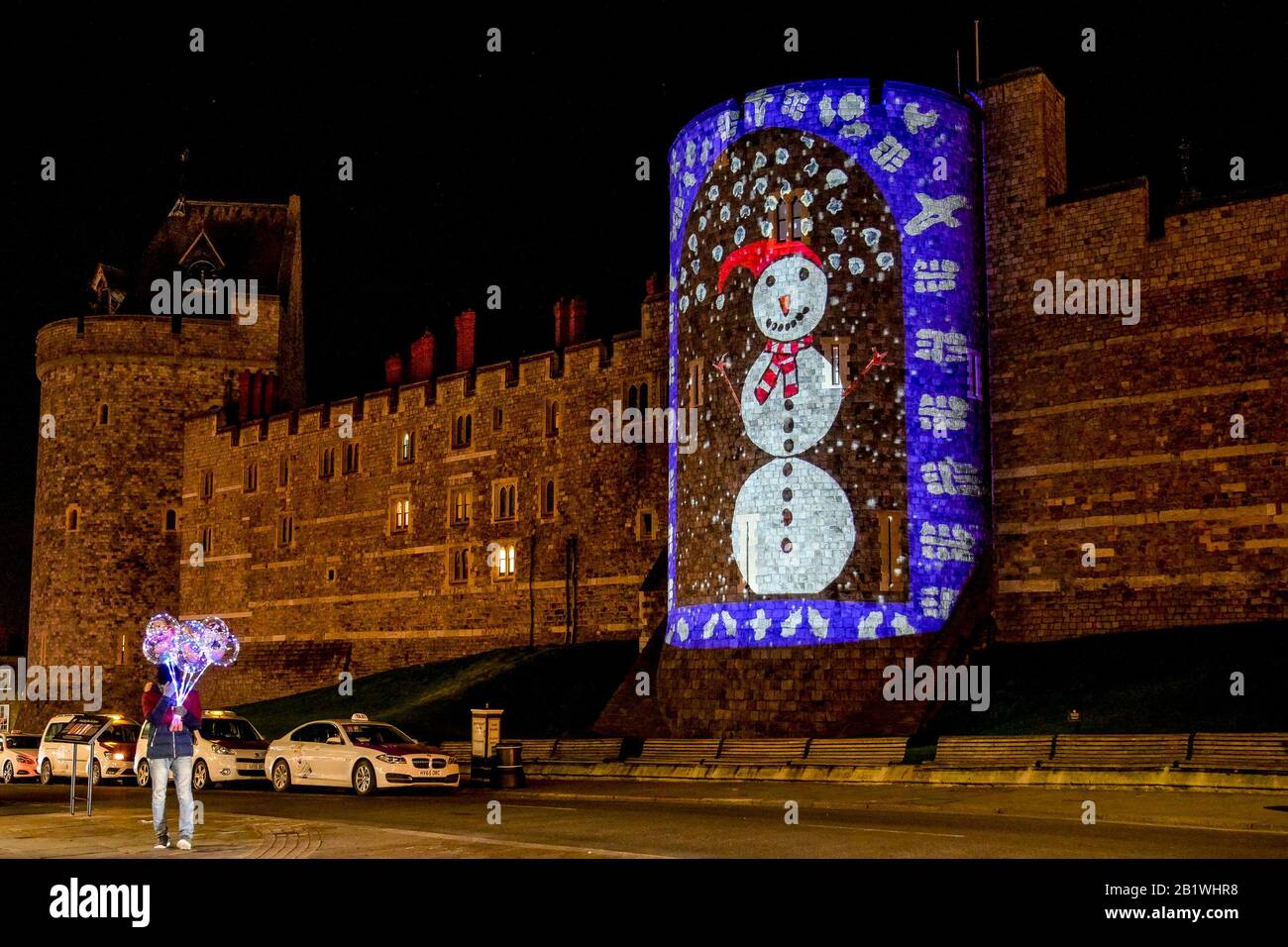 Windsor Castle, Garter Tower Projection, Windsor, Berkshire, England ...