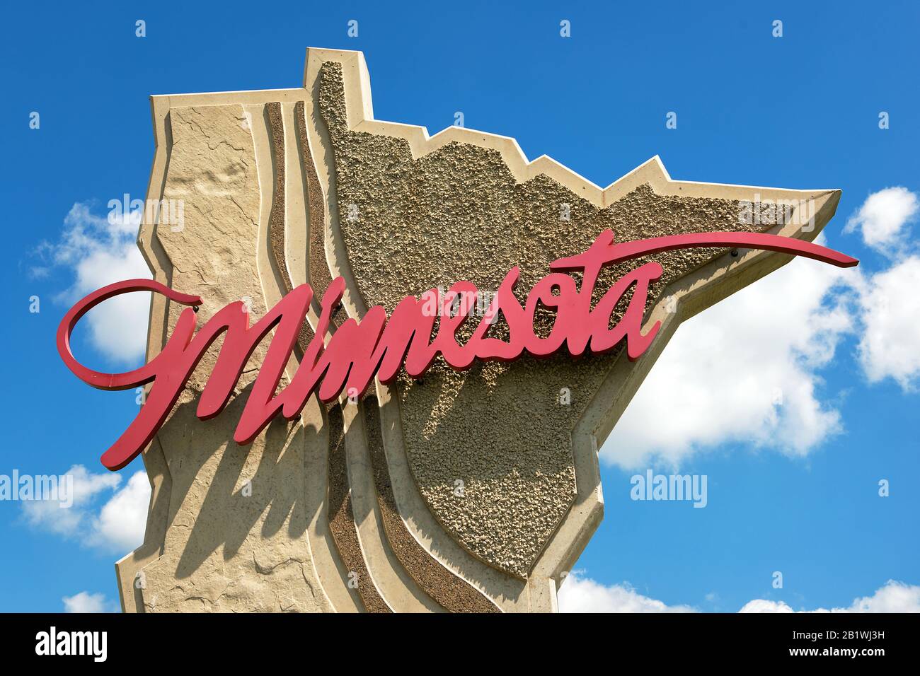 Minnesota border hi-res stock photography and images - Alamy