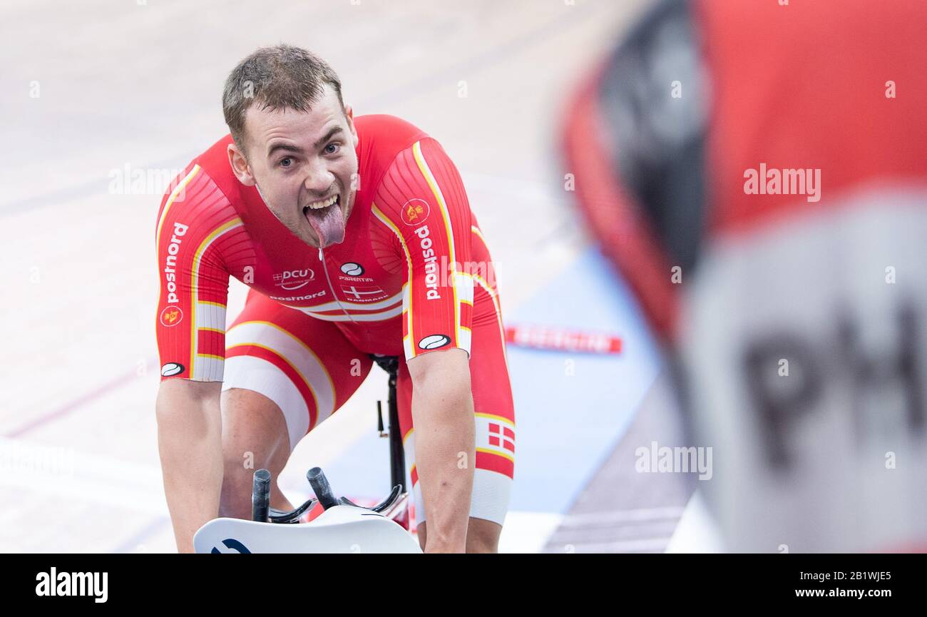 Berlin, Germany. 27th Feb, 2020. Cycling/track: World Championship, team pursuit, men, final ...