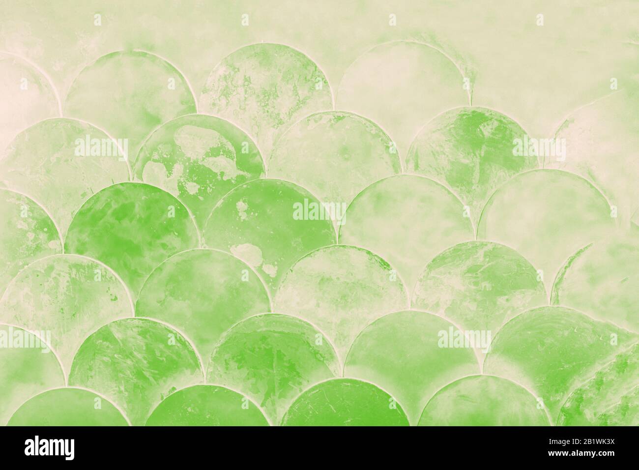 Fish scales japanese pattern. Abstract background, light green toned ...