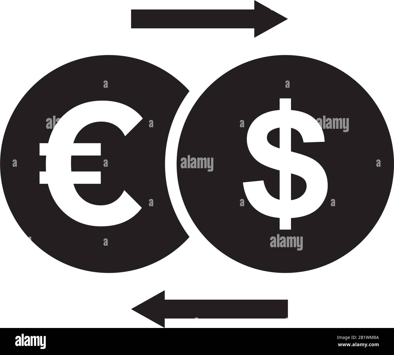 Money Exchange Transfer money icon template black color editable. Money ...