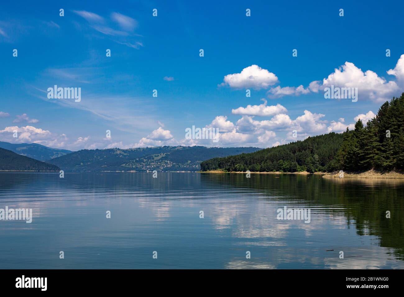 Vidraru lake. Romanian landscapes countryside, waters, lakes, mountains ...