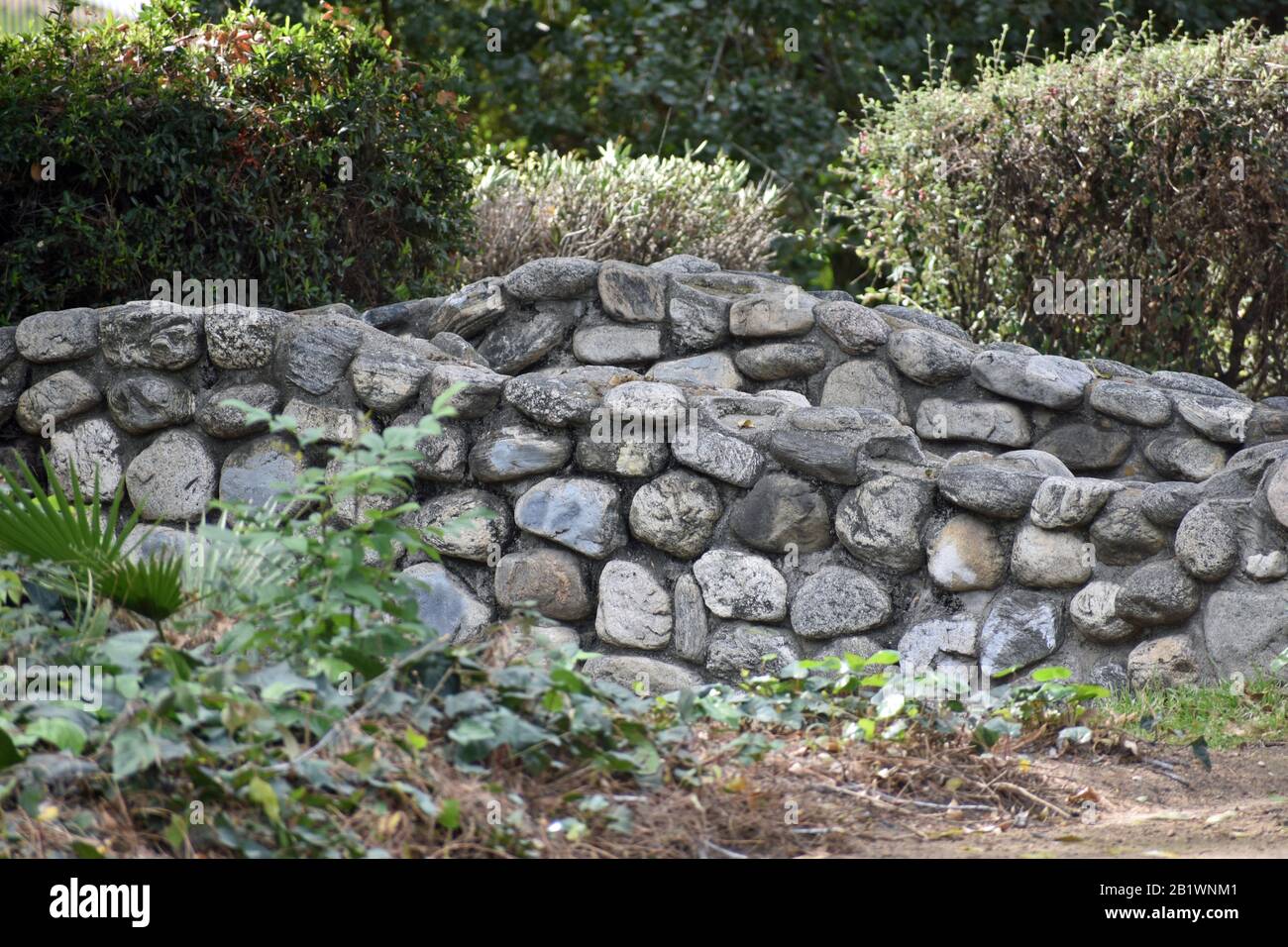 Rock Bridge over Stream Bed Stock Photo - Alamy