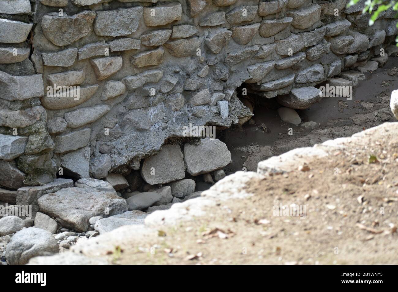 Old Stone Wall Stock Photo - Alamy