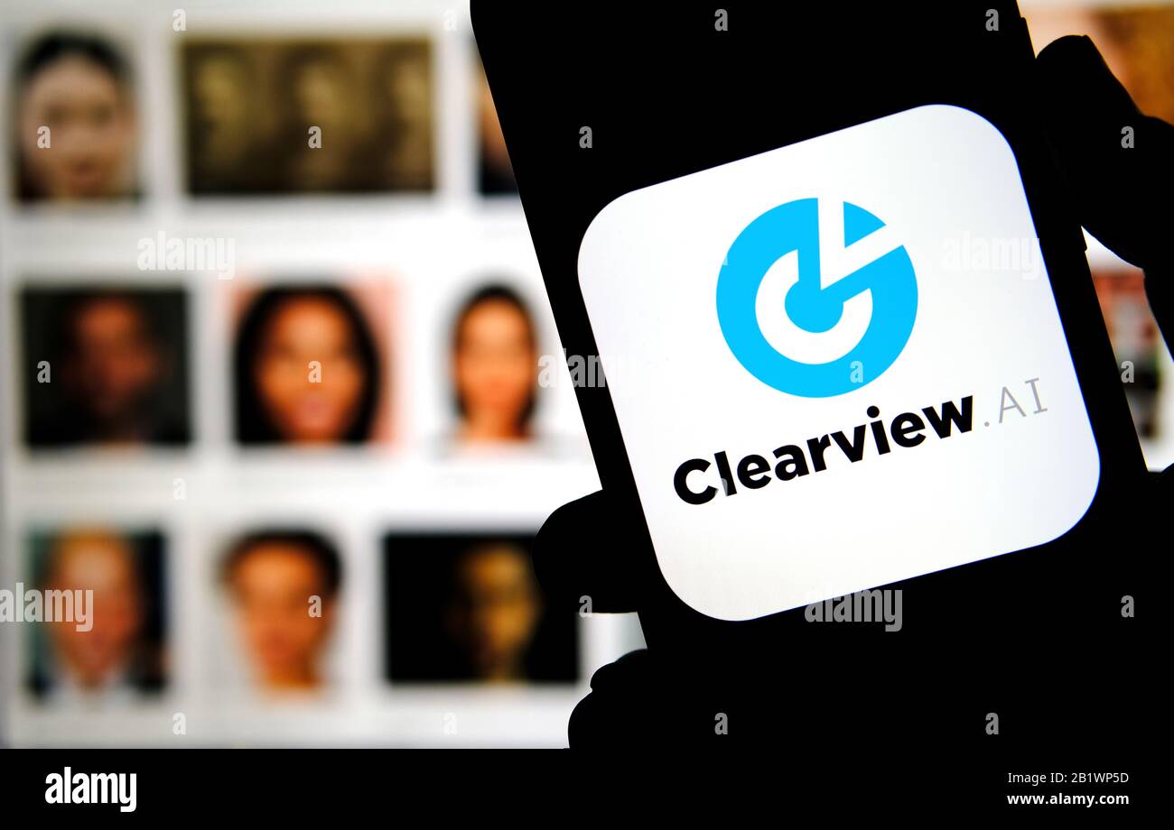 Clearview ai logo hi-res stock photography and images - Alamy