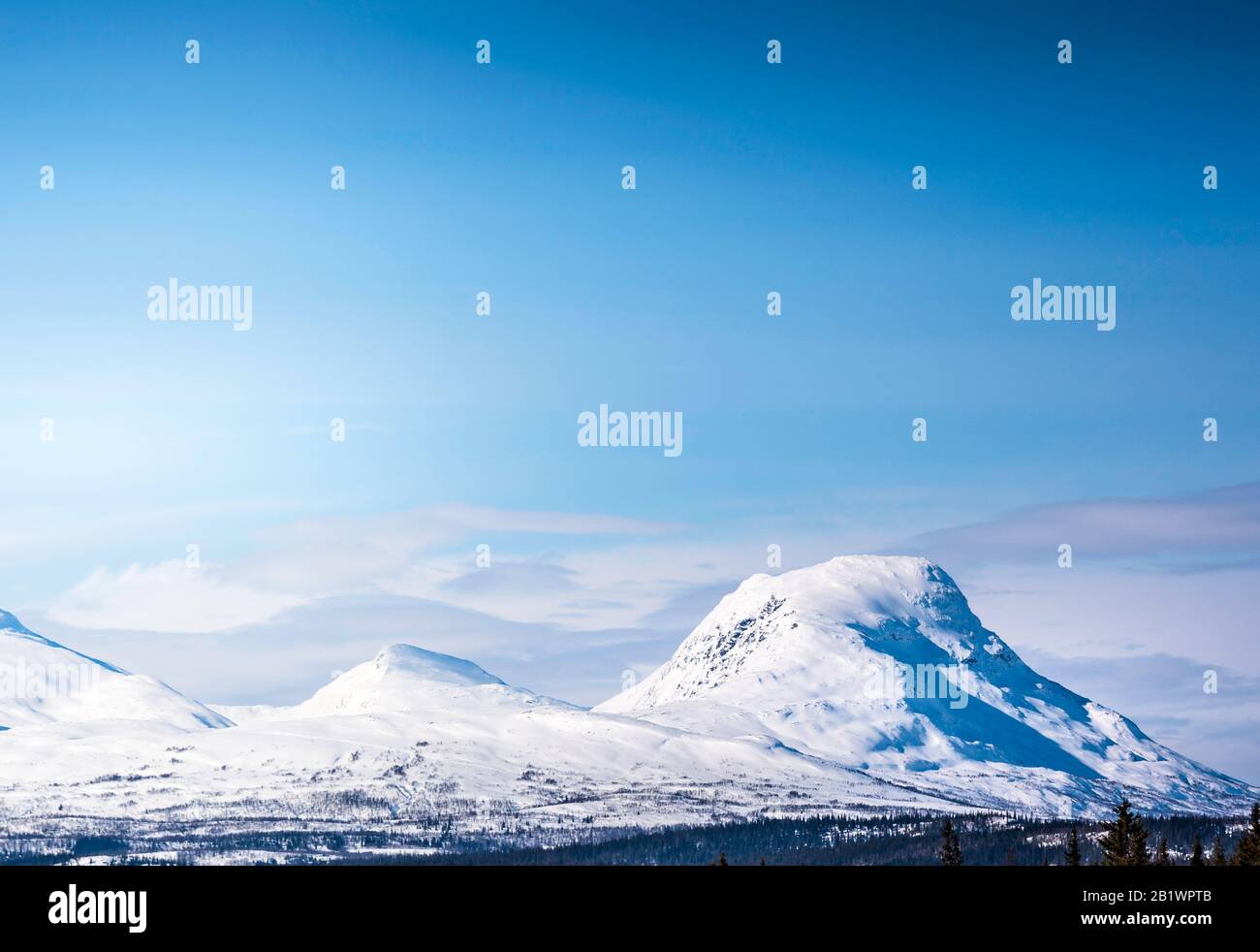 Scandinavian Mountain Range Map