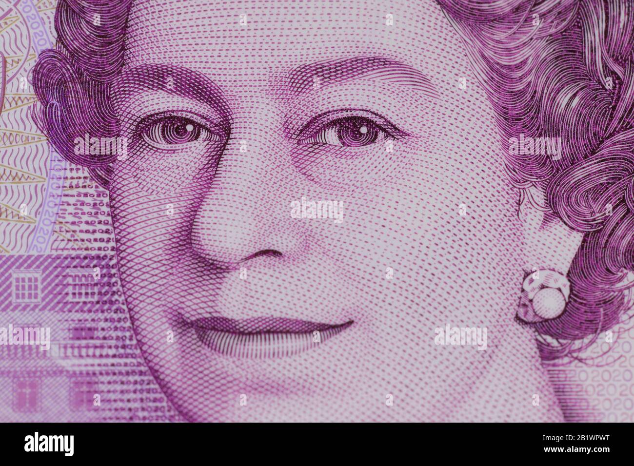 The new polymer £20 note that was released in the UK on 20th February ...