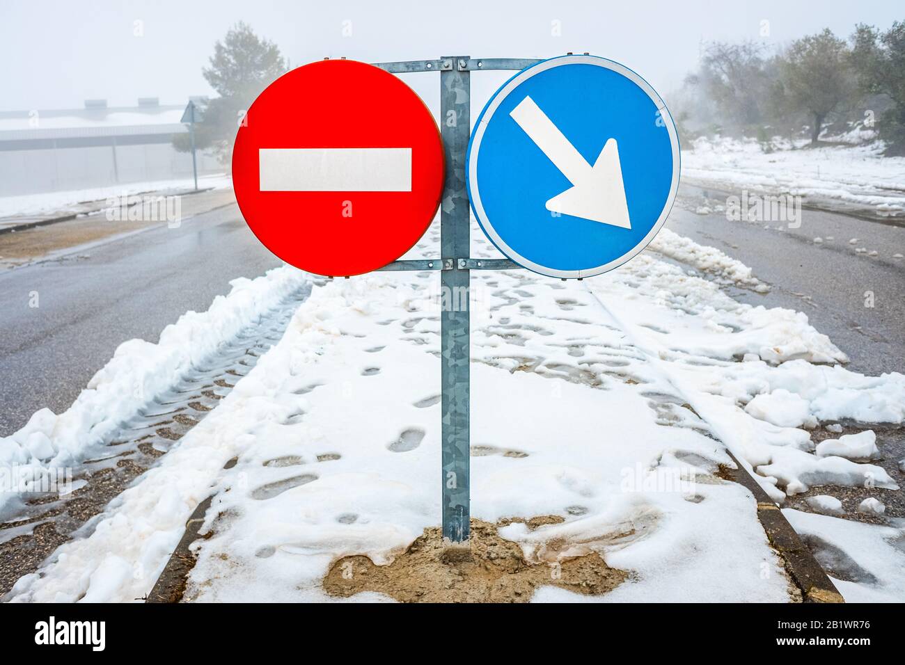 Forbidden direction hi-res stock photography and images - Alamy