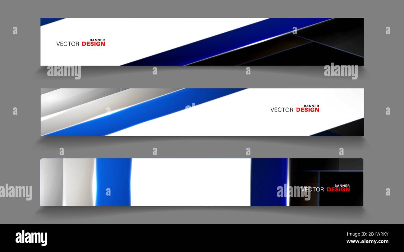 Vector banners arranged for your design, Abstract background ...